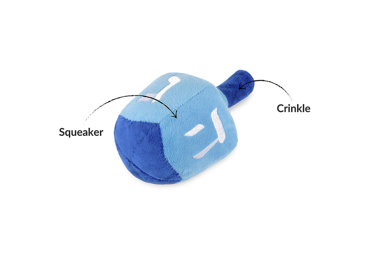 Paw-nukkah Doggy Dreidel Dog Toy from P.L.A.Y.